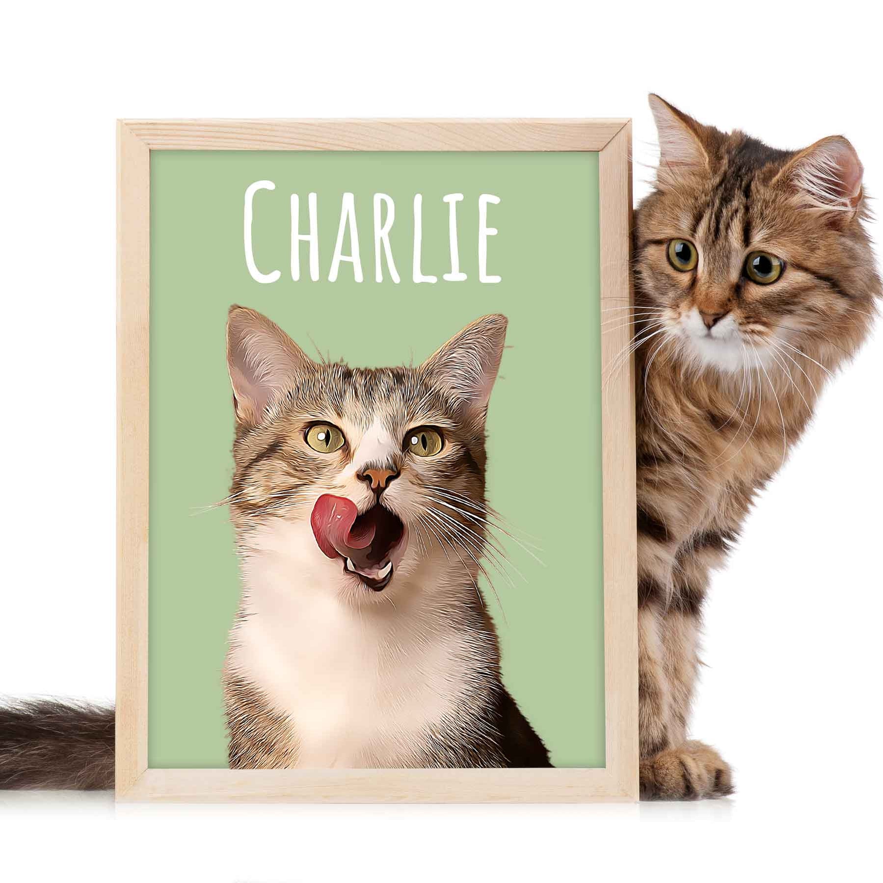 Affiche Chat personnalisé - Affiche / Poster — Les Fabuleuses créations ...